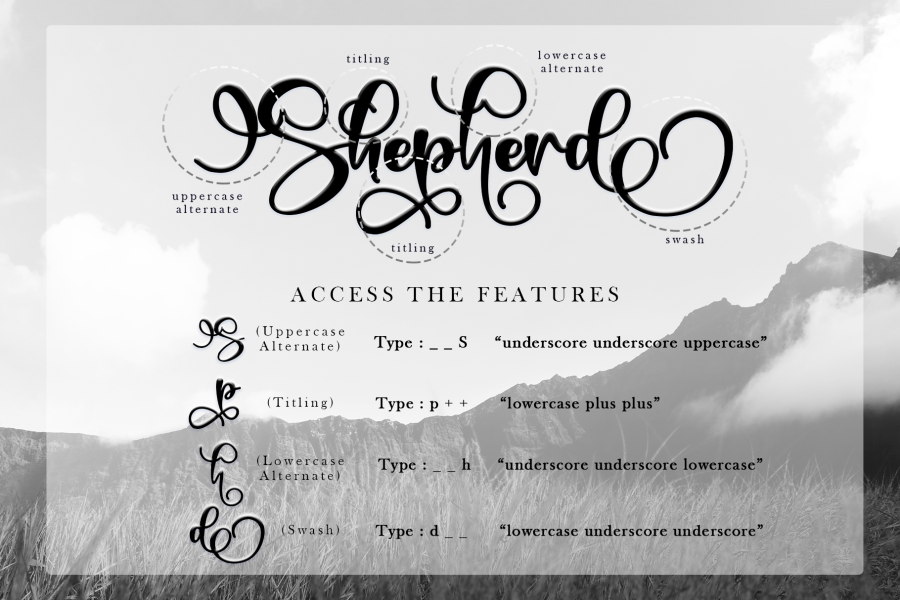 Shepherd - Personal Use Font · 1001 Fonts