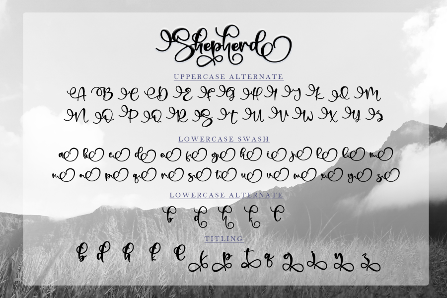 Shepherd - Personal Use Font · 1001 Fonts