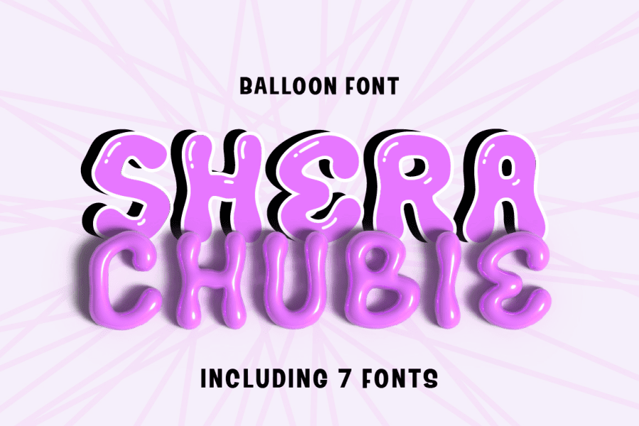 Shera Chubie Font · 1001 Fonts
