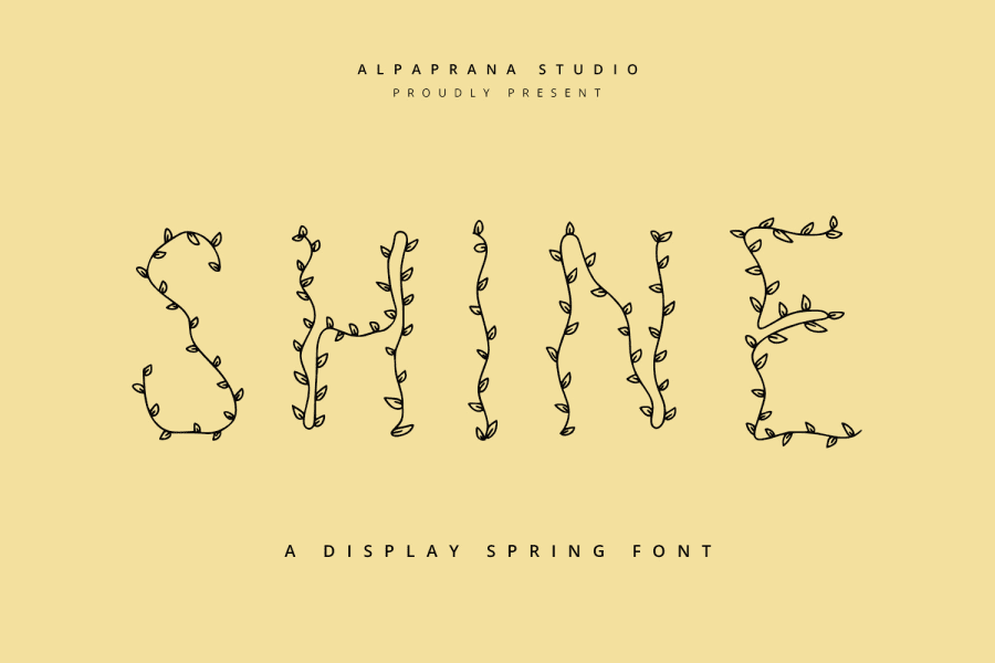 Shine Font · 1001 Fonts