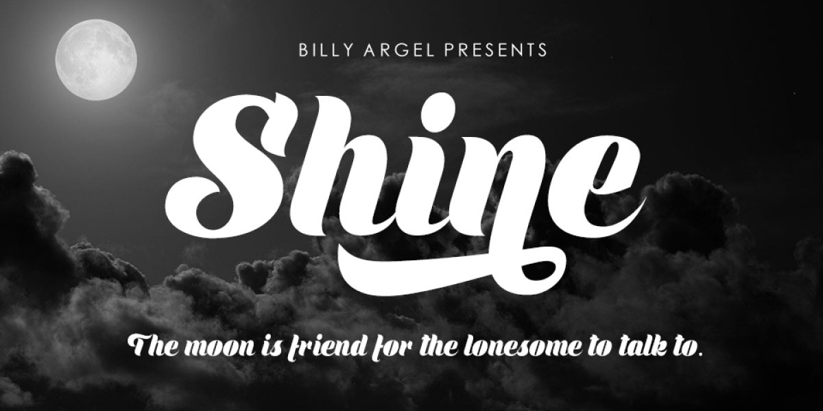 Shine Personal Use Font · 1001 Fonts