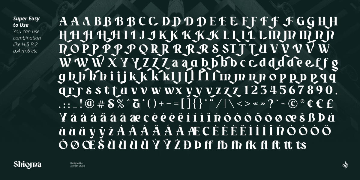 Shioma Font · 1001 Fonts