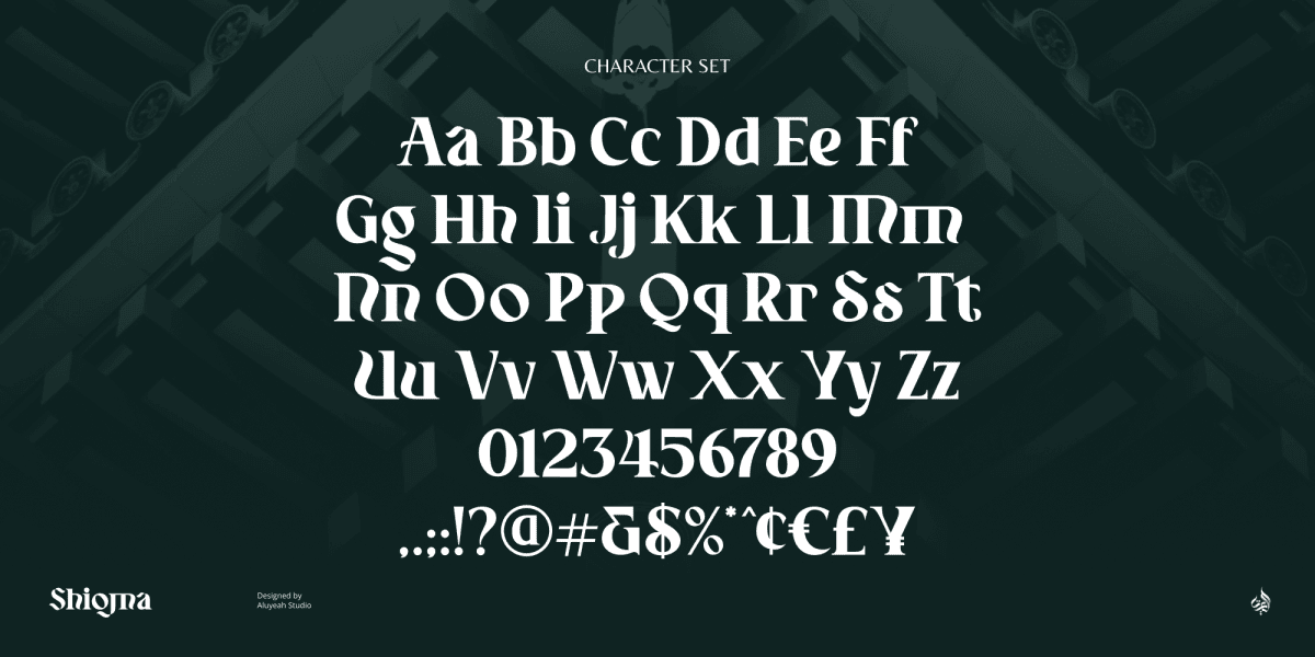 Shioma Font · 1001 Fonts