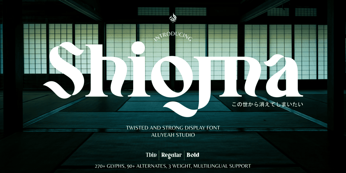 Shioma Font · 1001 Fonts