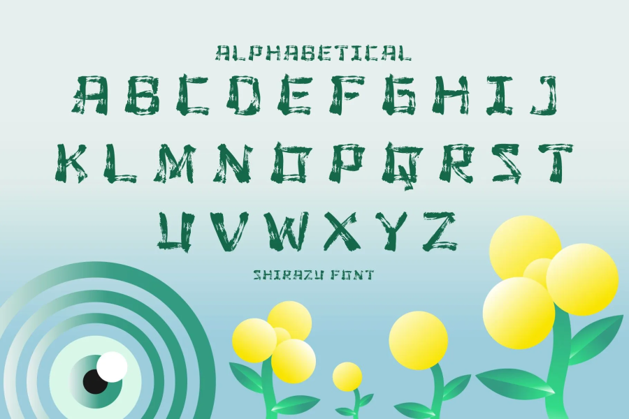 Shirazu Font · 1001 Fonts