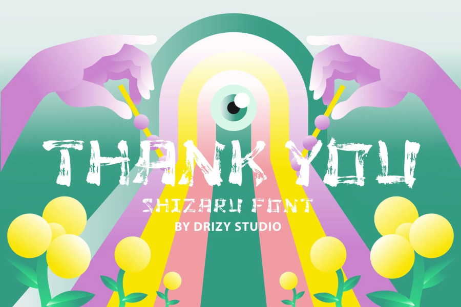 Shirazu Font · 1001 Fonts