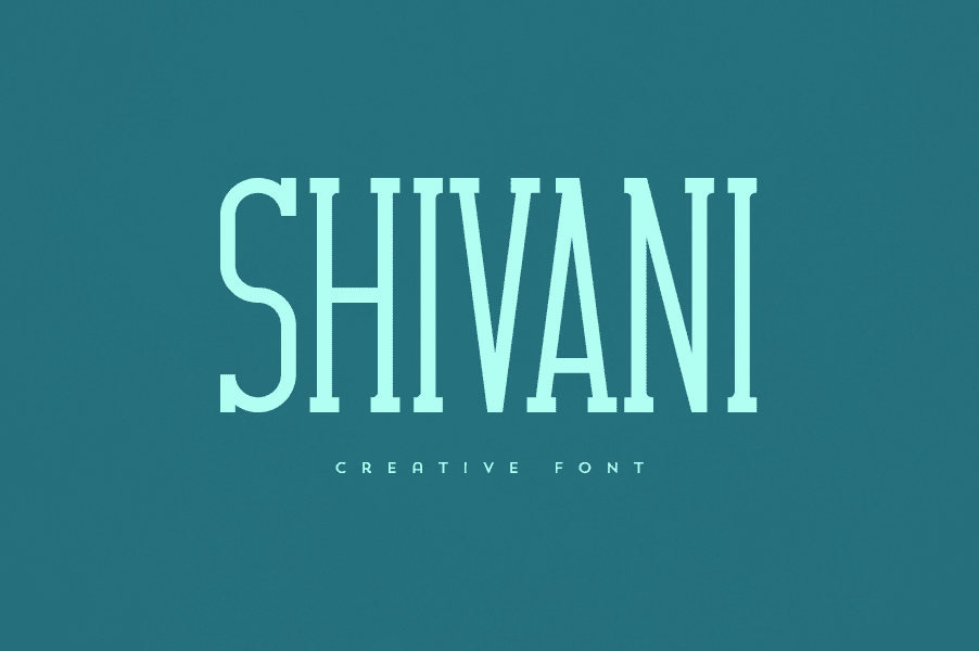Shivani Font · 1001 Fonts