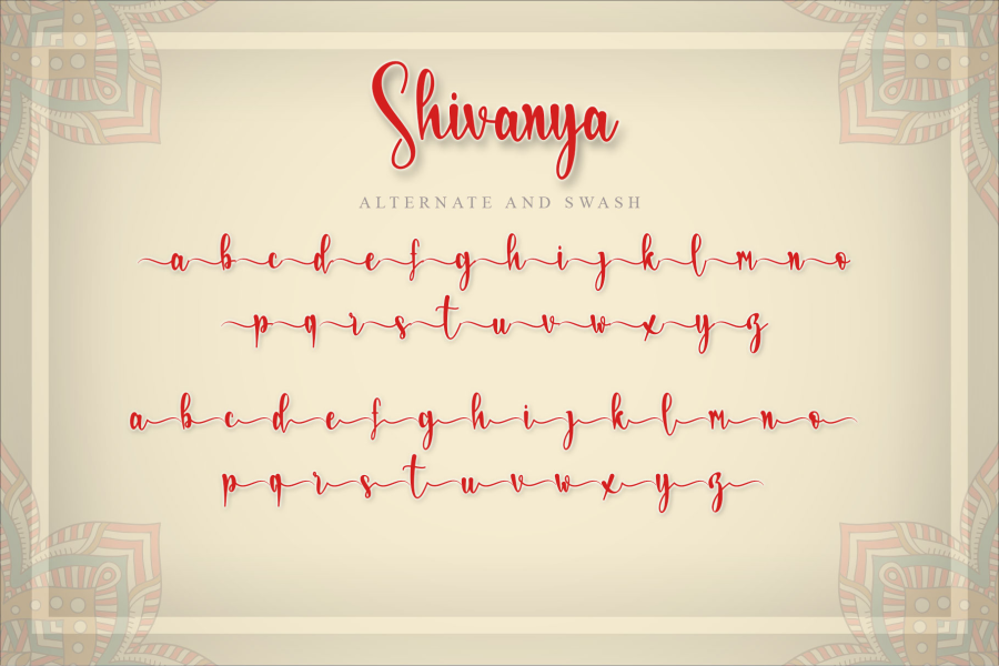 Shivanya- PERSONAL USE Font · 1001 Fonts