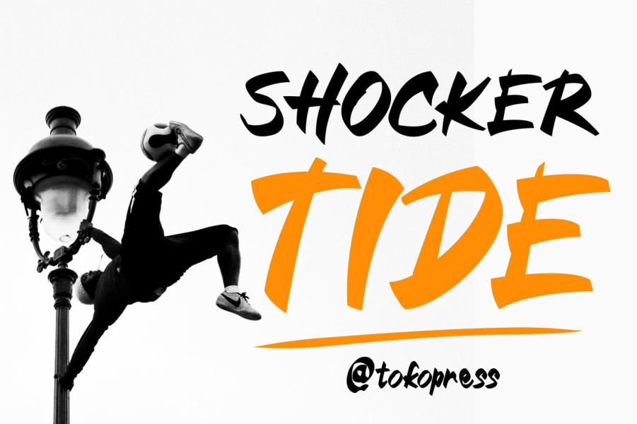 Shocker-Tide Font · 1001 Fonts