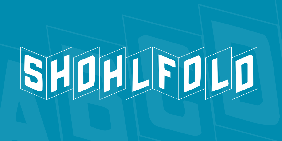 11 Free Folded Fonts · 1001 Fonts