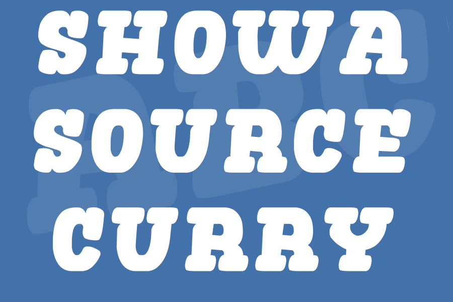Showa Source Curry Font · 1001 Fonts