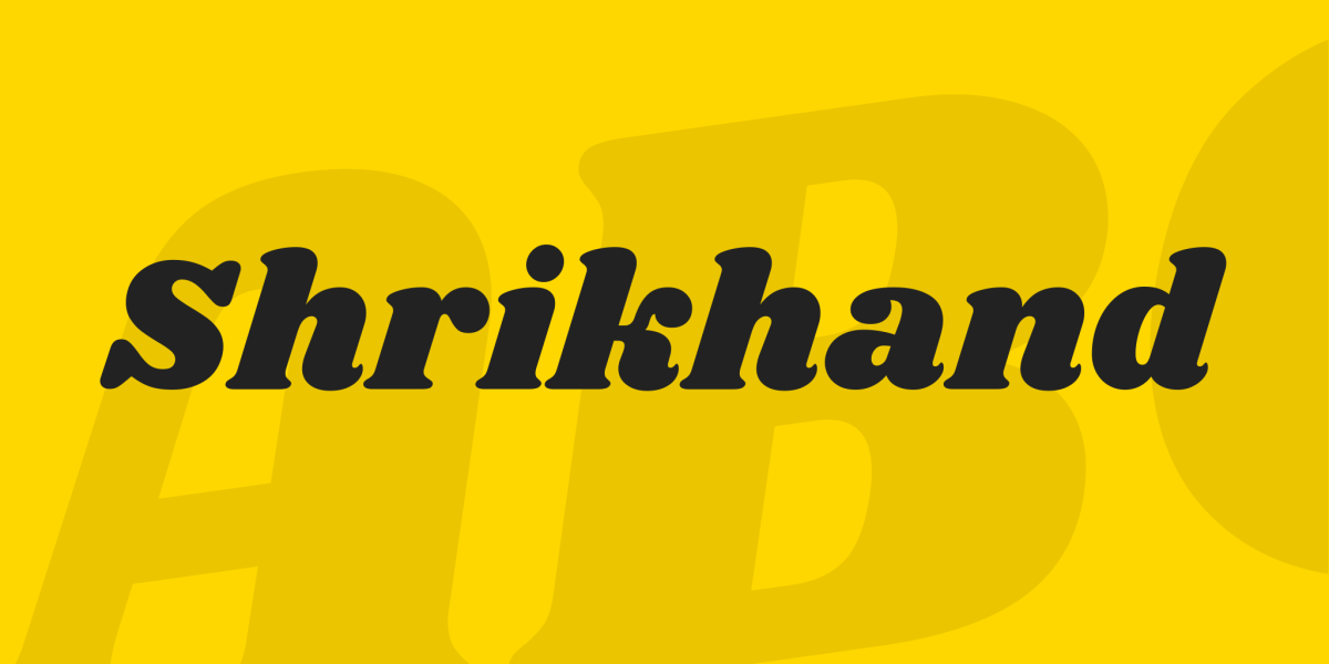 Shrikhand Font · 1001 Fonts