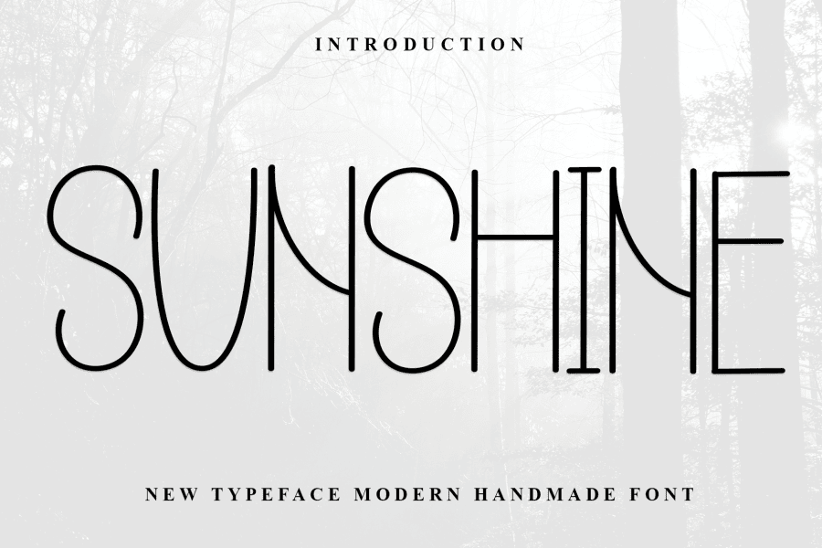 Shunsine Font · 1001 Fonts
