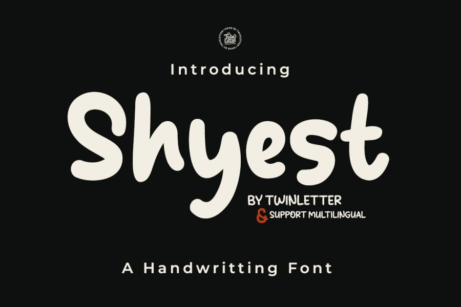 Shyest Personal Use Font Family · 1001 Fonts