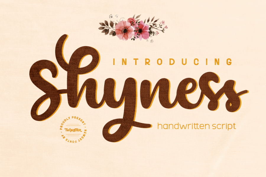 Shyness Font · 1001 Fonts