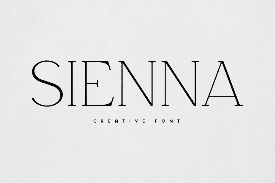 Sienna Font · 1001 Fonts