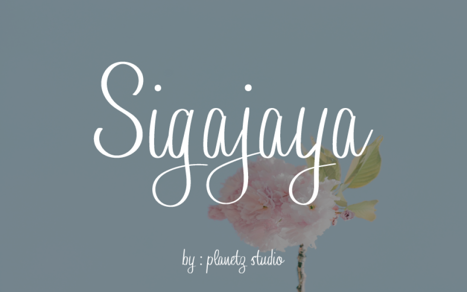 Sigajaya Font · 1001 Fonts