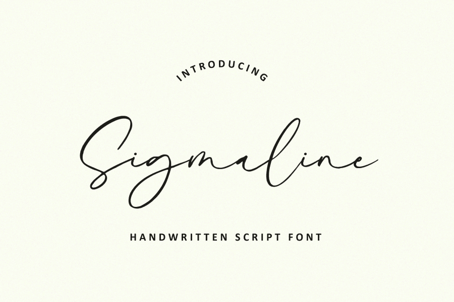 Sigmaline Font · 1001 Fonts