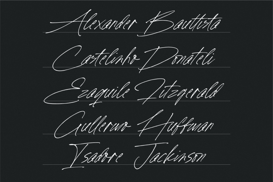 Signature Moment Font · 1001 Fonts
