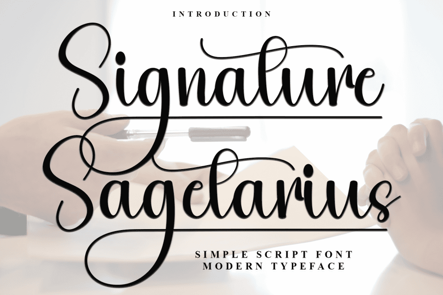 Signature Sagetarius Font · 1001 Fonts
