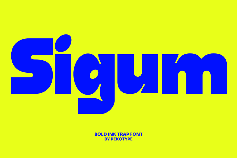 Sigum Font · 1001 Fonts