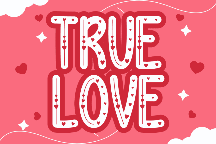 SILK HEART Font · 1001 Fonts