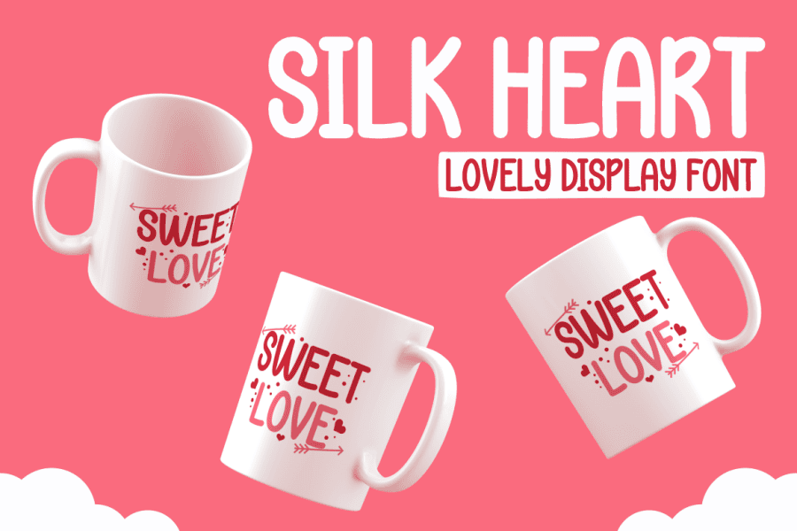 SILK HEART Font · 1001 Fonts