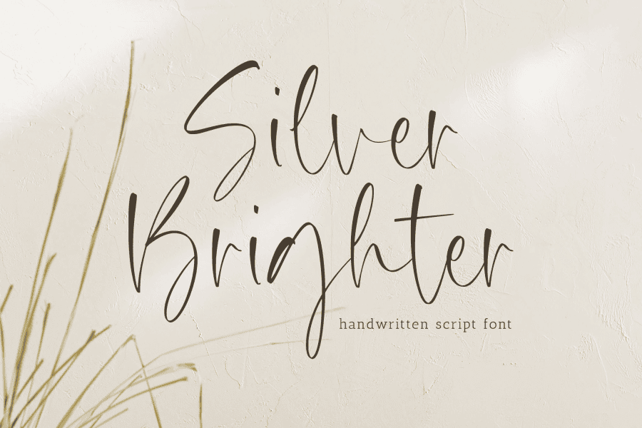 Silver Brighter Font · 1001 Fonts