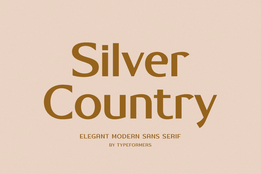 Silver Country Font · 1001 Fonts