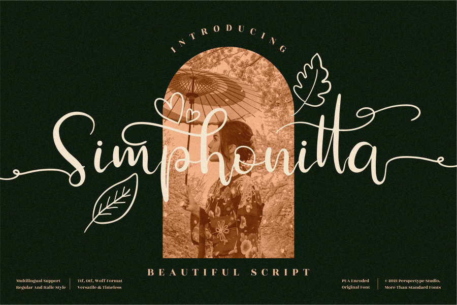 Simphonitta Font Family · 1001 Fonts