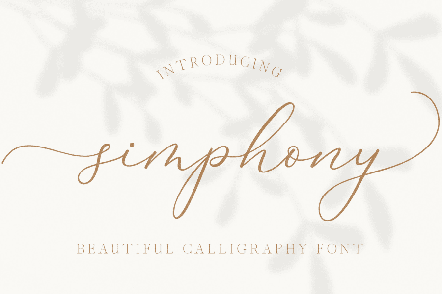 Simphony Font · 1001 Fonts