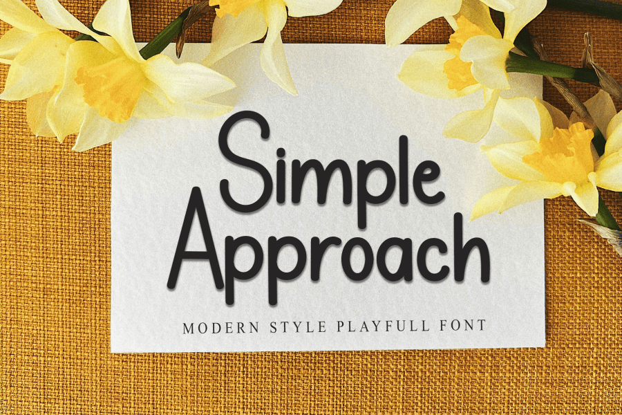 Simple Approach Font · 1001 Fonts