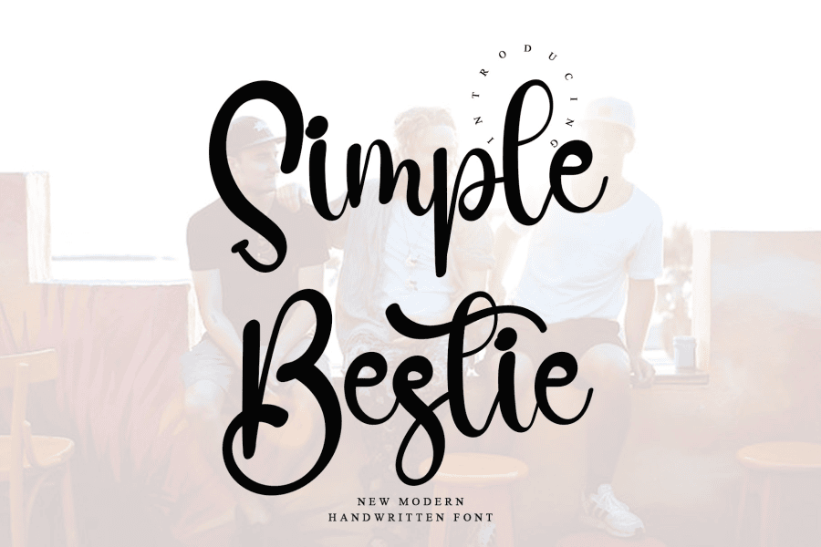 Simple Bestie Font · 1001 Fonts
