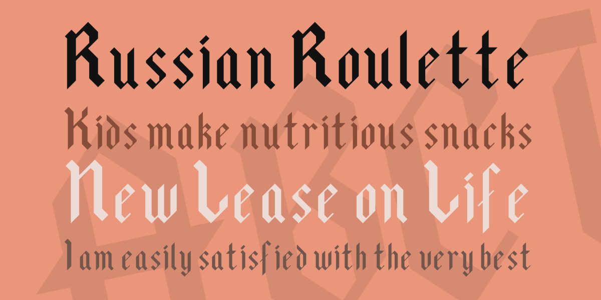 simple blackletter Font · 1001 Fonts