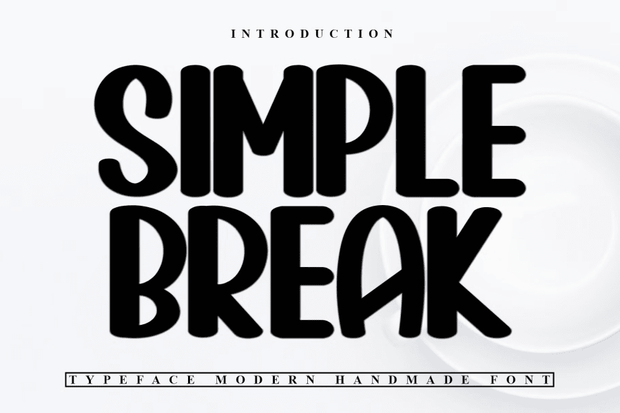 Simple Break Font · 1001 Fonts