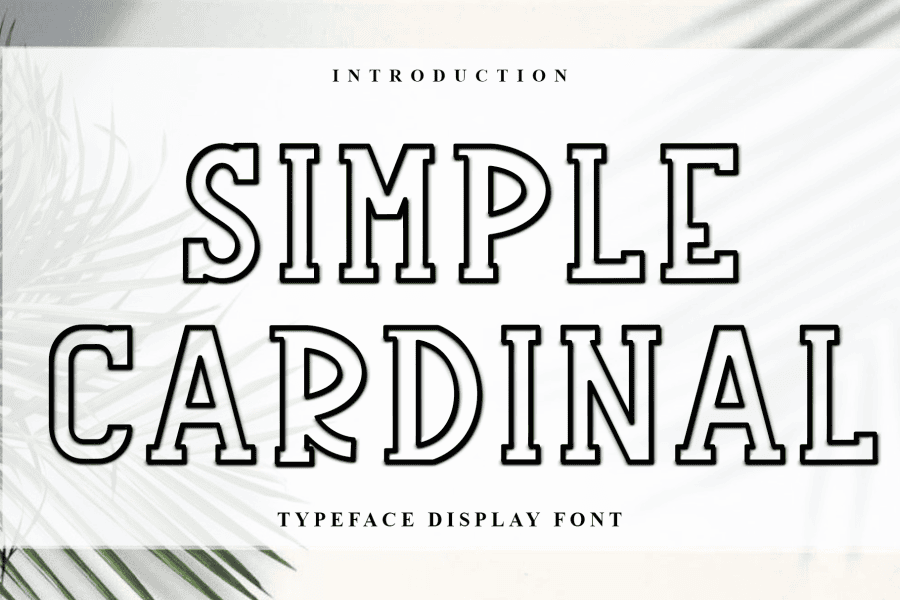 Simple Cardinal Font · 1001 Fonts