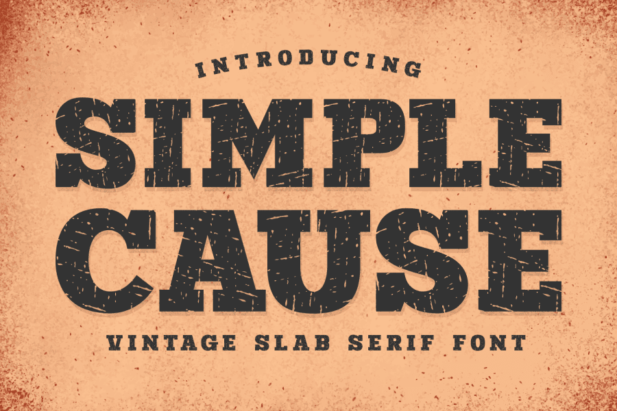 Simple Cause Font · 1001 Fonts