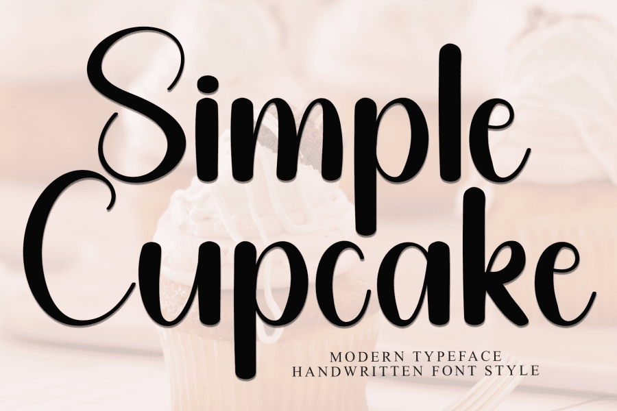 Simple Cupcake Font · 1001 Fonts