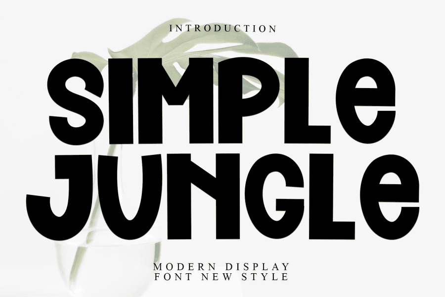 Simple Jungle Font · 1001 Fonts