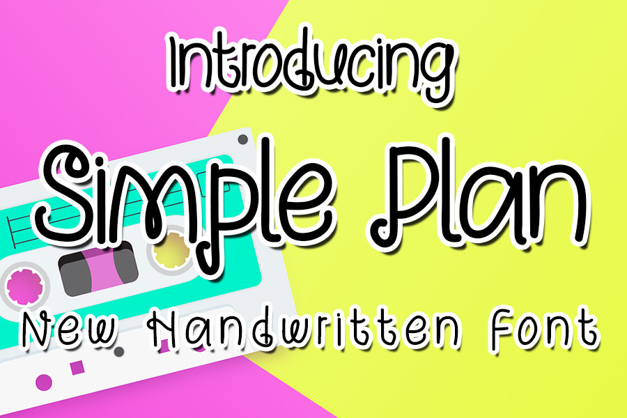 Simple Plan Font · 1001 Fonts