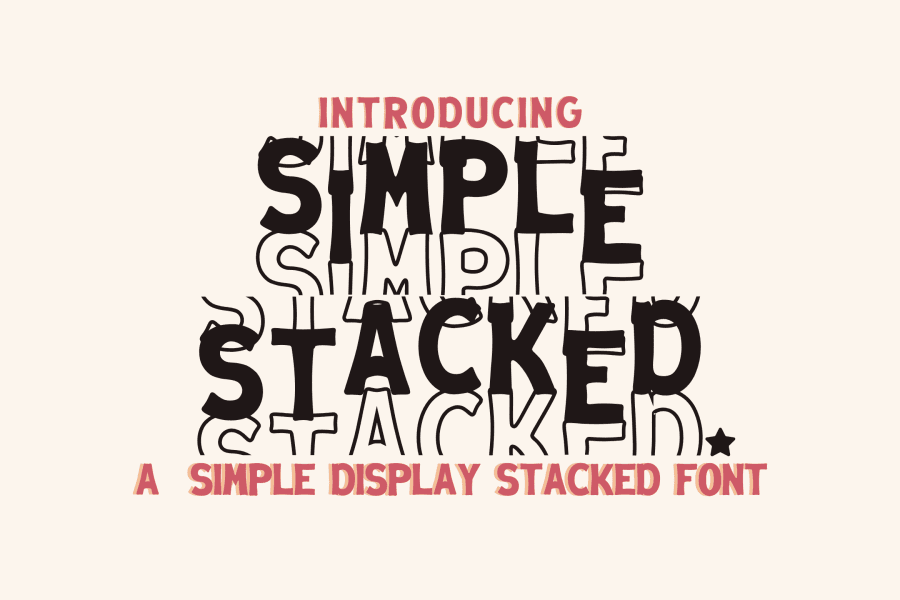 27 Free Stacked Fonts · 1001 Fonts