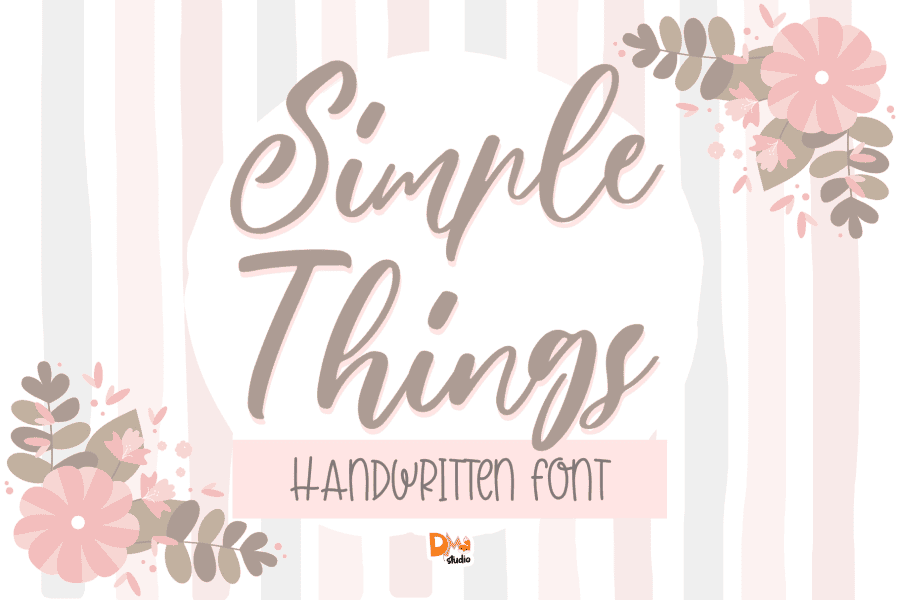 Simple Things Font · 1001 Fonts