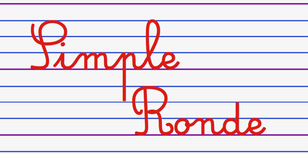 SimpleRonde Font · 1001 Fonts