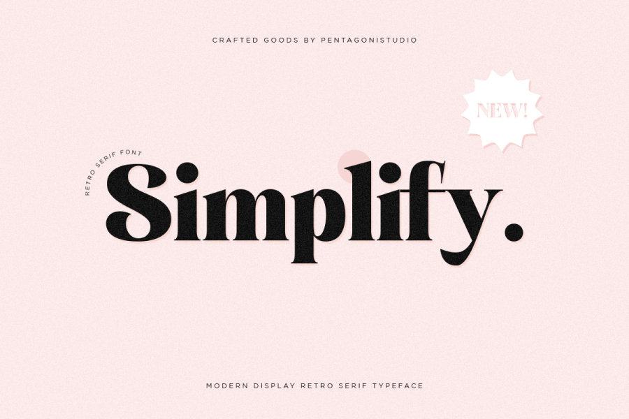 SimplifyDemo Font · 1001 Fonts
