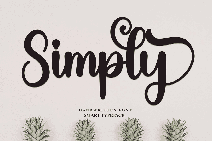 Simply Font · 1001 Fonts