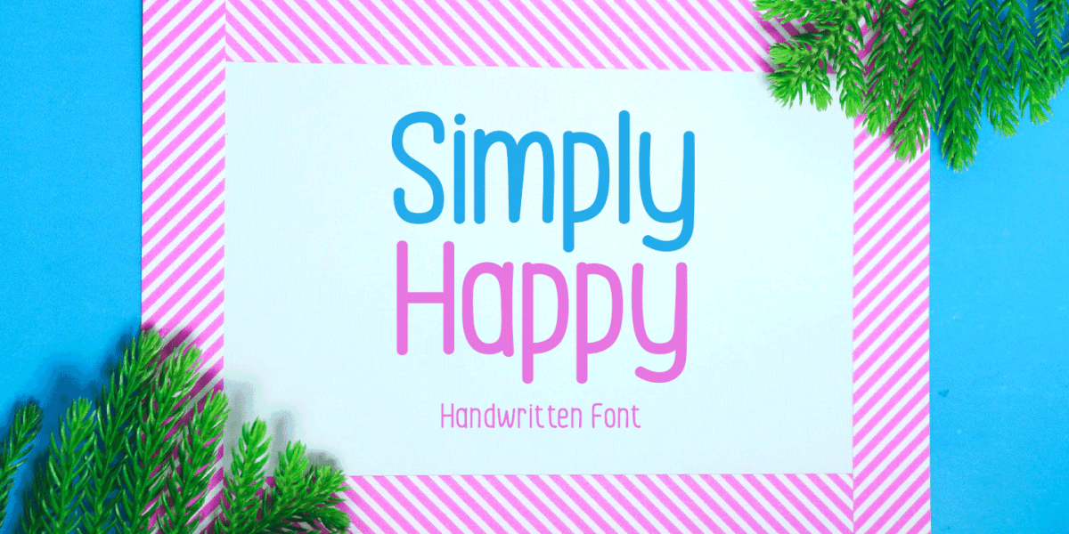 Simply Happy Font · 1001 Fonts