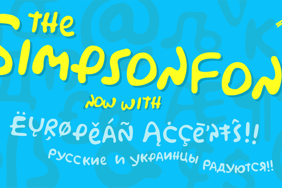 Simpsonfont Font · 1001 Fonts