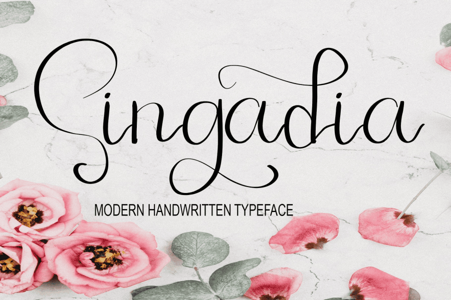 Singadia Font · 1001 Fonts