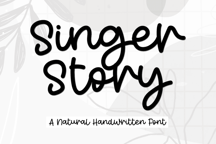 Singer Story - Personal Use Font · 1001 Fonts