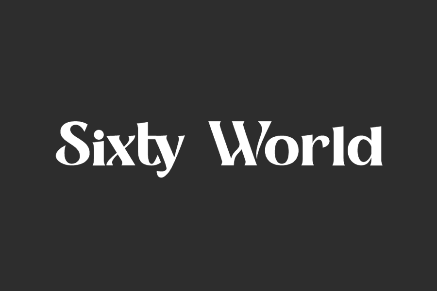 SixtyWorldDemo Font · 1001 Fonts